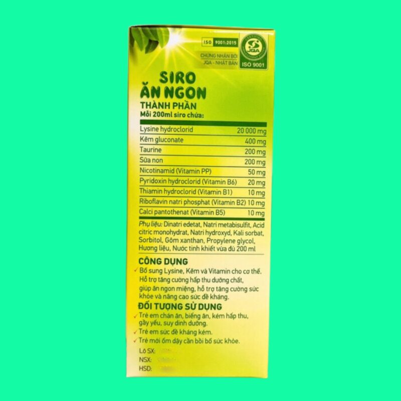 Siro Ăn Ngon DK Pharma - Hỗ trợ tăng cường hấp thu dưỡng chất, giúp bé ...