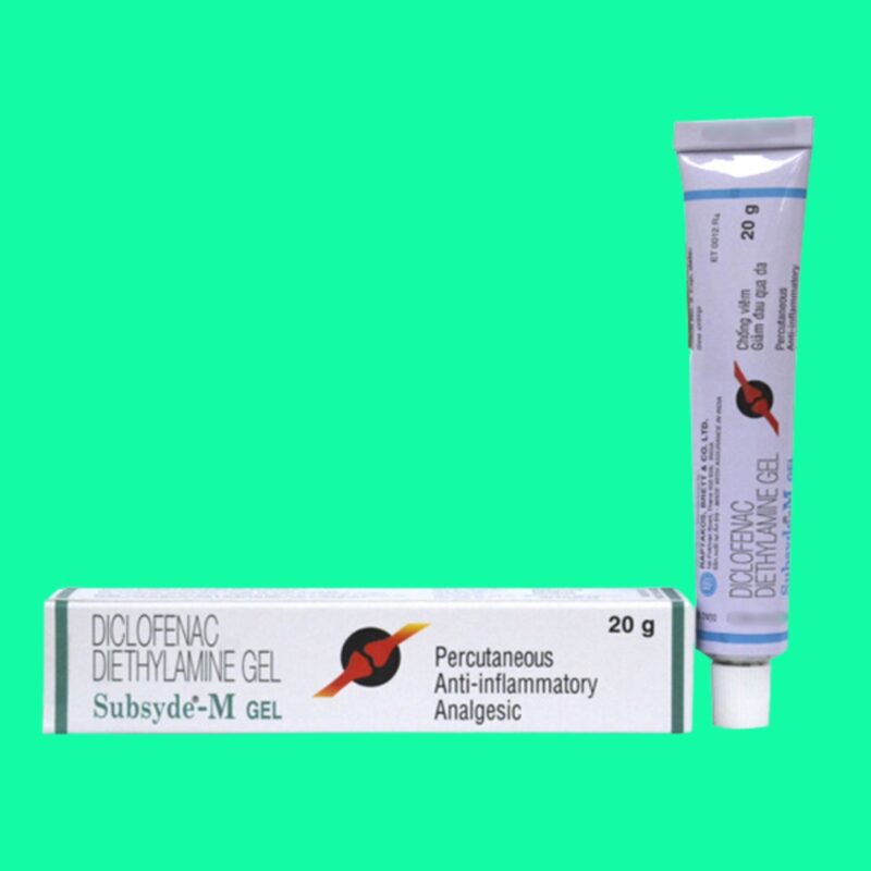 Thuốc Subsyde-M Gel - Giúp giảm đau, viêm và sưng nề của bệnh lý cơ ...