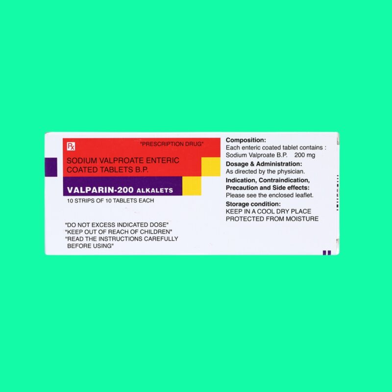 Thuốc Valparin-200 Alkalets - Điều trị cơn động kinh vắng ý thức - Dược ...