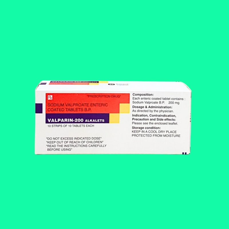 Thuốc Valparin-200 Alkalets - Điều trị cơn động kinh vắng ý thức - Dược ...