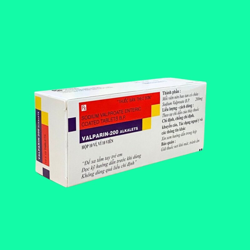 Thuốc Valparin-200 Alkalets - Điều trị cơn động kinh vắng ý thức - Dược ...