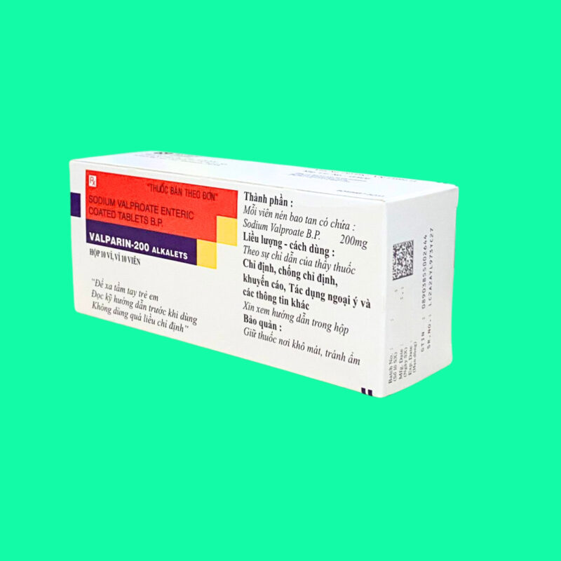 Thuốc Valparin-200 Alkalets - Điều trị cơn động kinh vắng ý thức - Dược ...