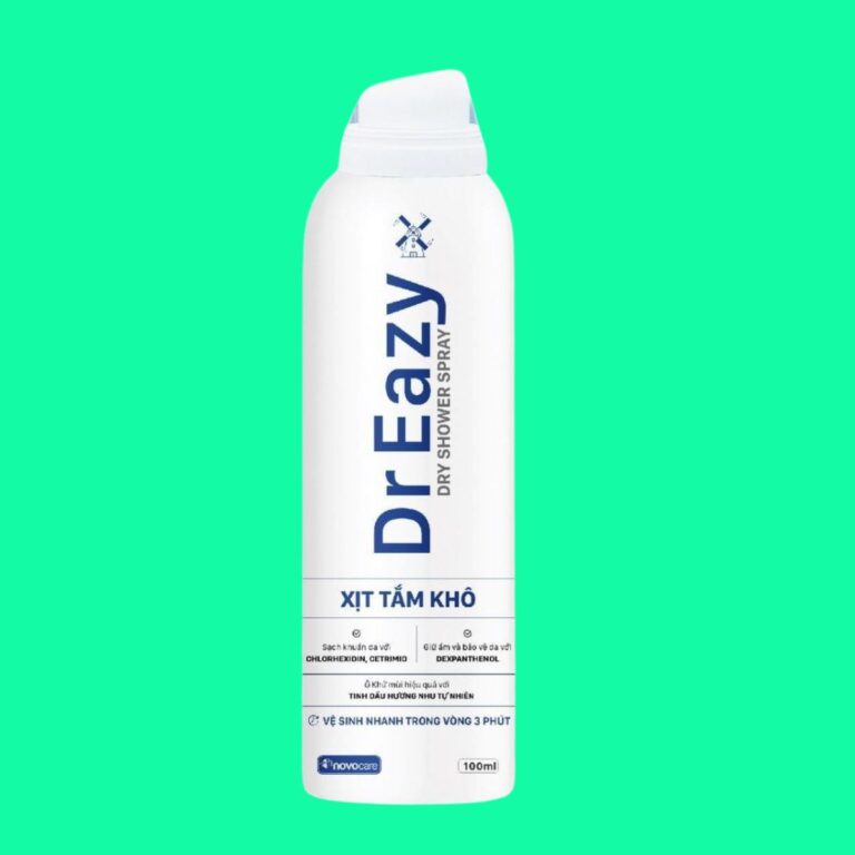 Xịt tắm khô Dr Eazy Dry Shower Spray giúp làm sạch và ngăn ngừa bệnh ...