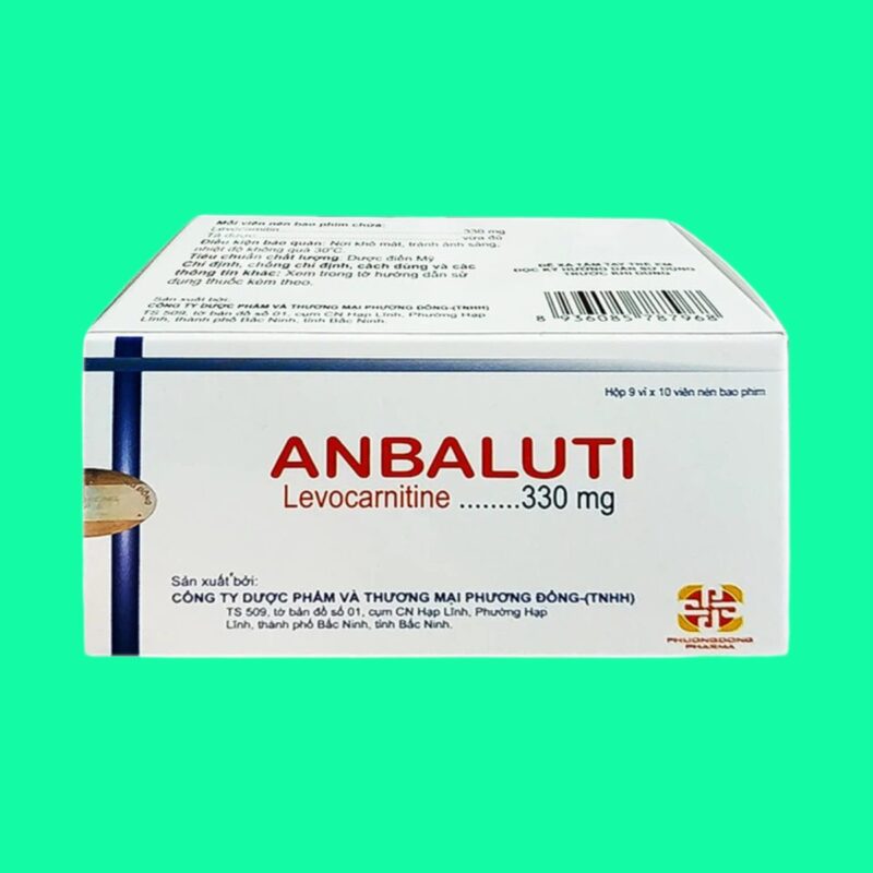 Thuốc Anbaluti 330mg bổ sung Levocarnitine - Dược sĩ Lưu Văn Hoàng