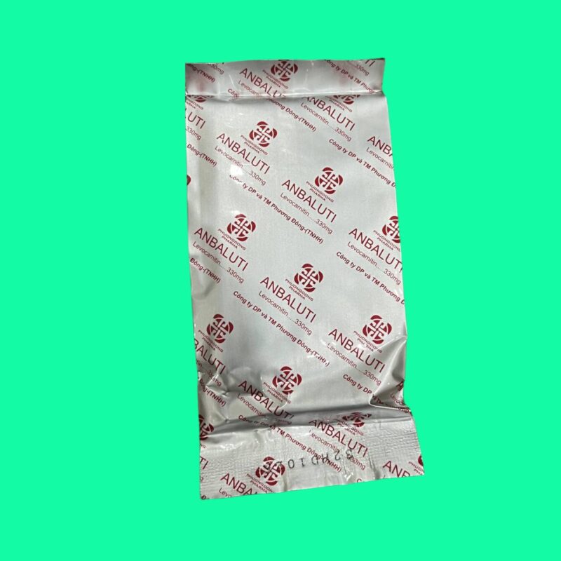 Thuốc Anbaluti 330mg bổ sung Levocarnitine - Dược sĩ Lưu Văn Hoàng