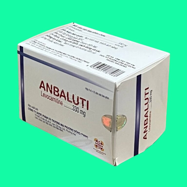 Thuốc Anbaluti 330mg bổ sung Levocarnitine - Dược sĩ Lưu Văn Hoàng