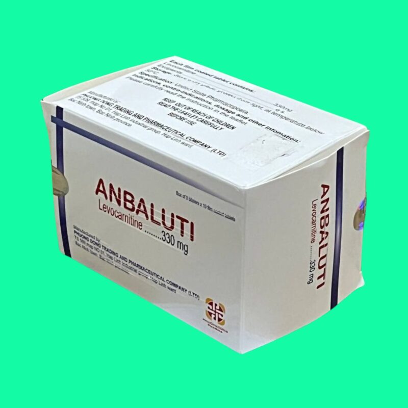 Thuốc Anbaluti 330mg bổ sung Levocarnitine - Dược sĩ Lưu Văn Hoàng