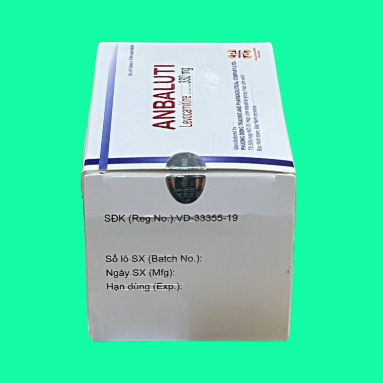 Thuốc Anbaluti 330mg bổ sung Levocarnitine - Dược sĩ Lưu Văn Hoàng