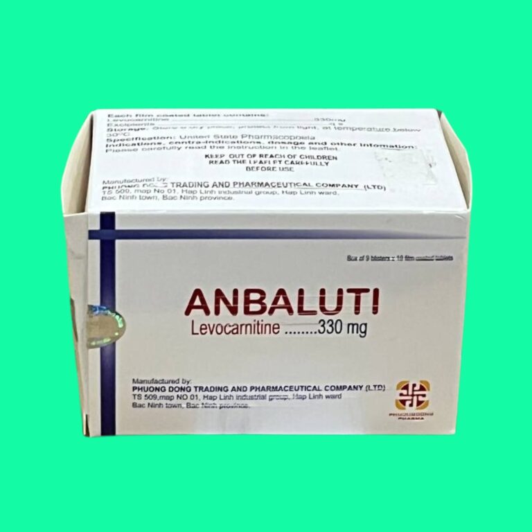 Thuốc Anbaluti 330mg bổ sung Levocarnitine - Dược sĩ Lưu Văn Hoàng