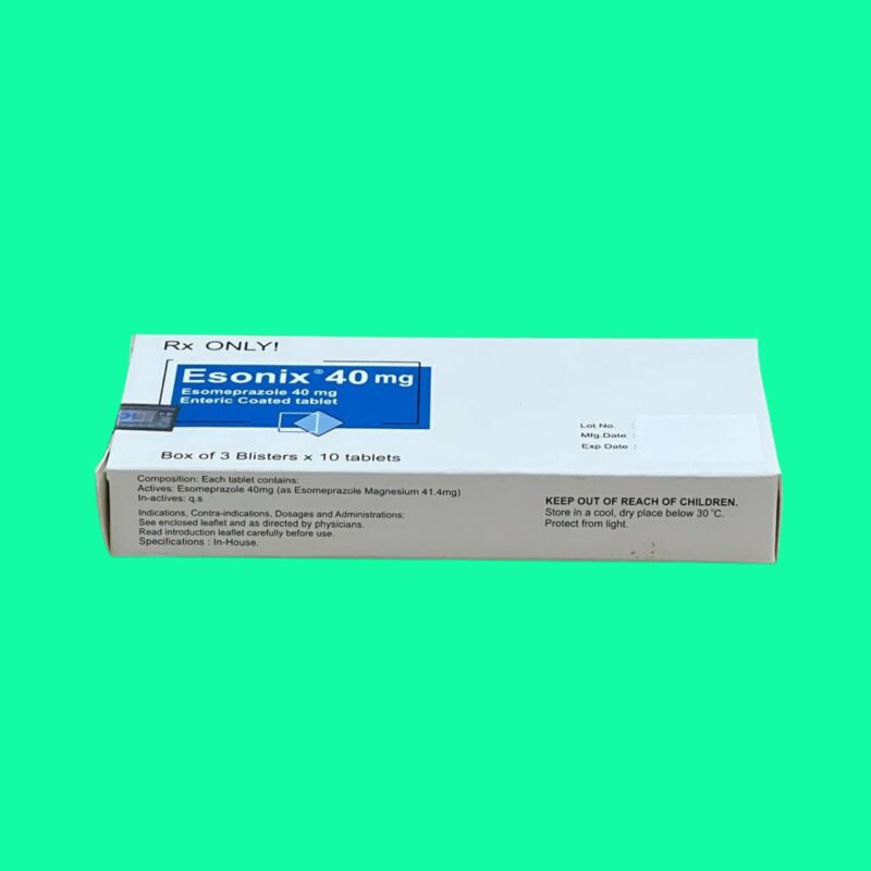 Thuốc Esonix 40mg của nước nào, giá bao nhiêu? - Dược sĩ Lưu Văn Hoàng