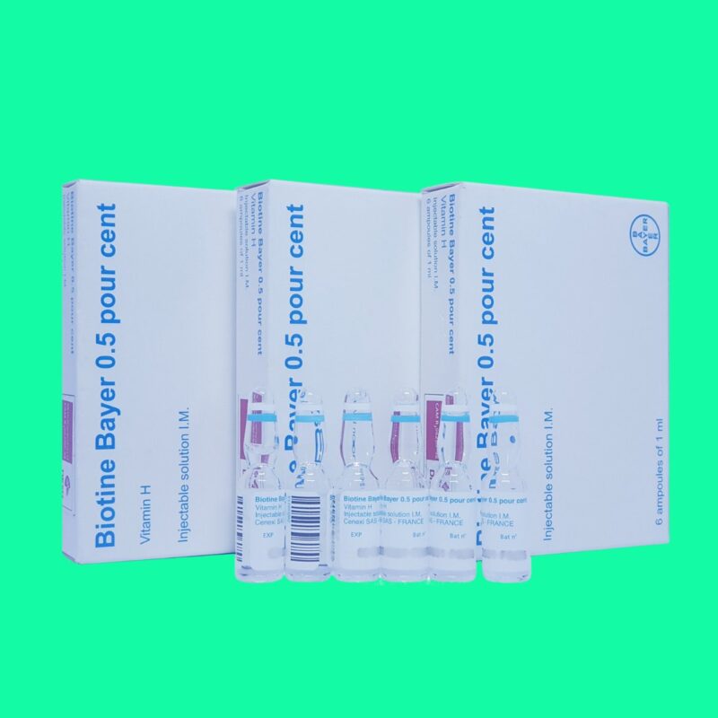 Thuốc Biotine Bayer 0.5 pour cent - Điều trị thiếu hụt biotin - Dược sĩ ...