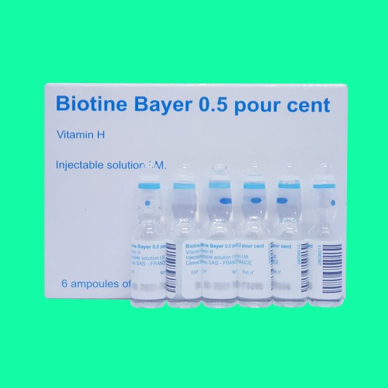 Thuốc Biotine Bayer 0.5 pour cent - Điều trị thiếu hụt biotin - Dược sĩ ...