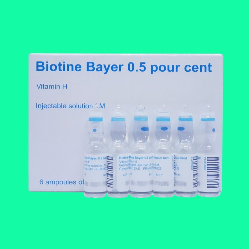 Thuốc Biotine Bayer 0.5 pour cent - Điều trị thiếu hụt biotin - Dược sĩ ...