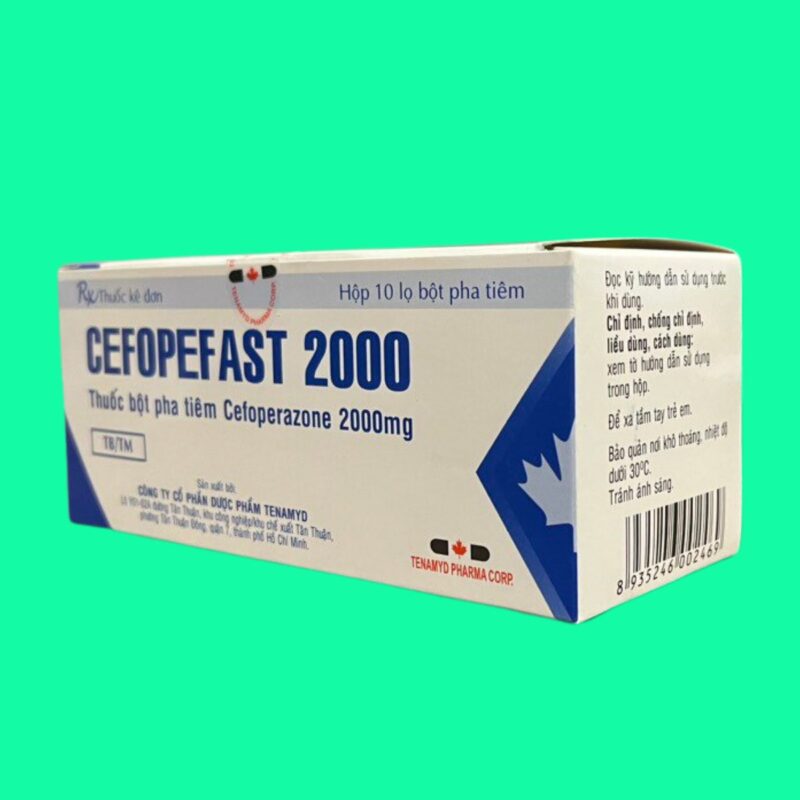 Thuốc Cefopefast 2000 - Kháng sinh giúp điều trị bệnh nhiễm khuẩn ...