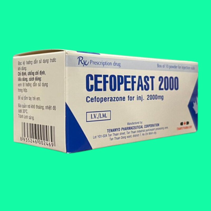 Thuốc Cefopefast 2000 - Kháng sinh giúp điều trị bệnh nhiễm khuẩn ...