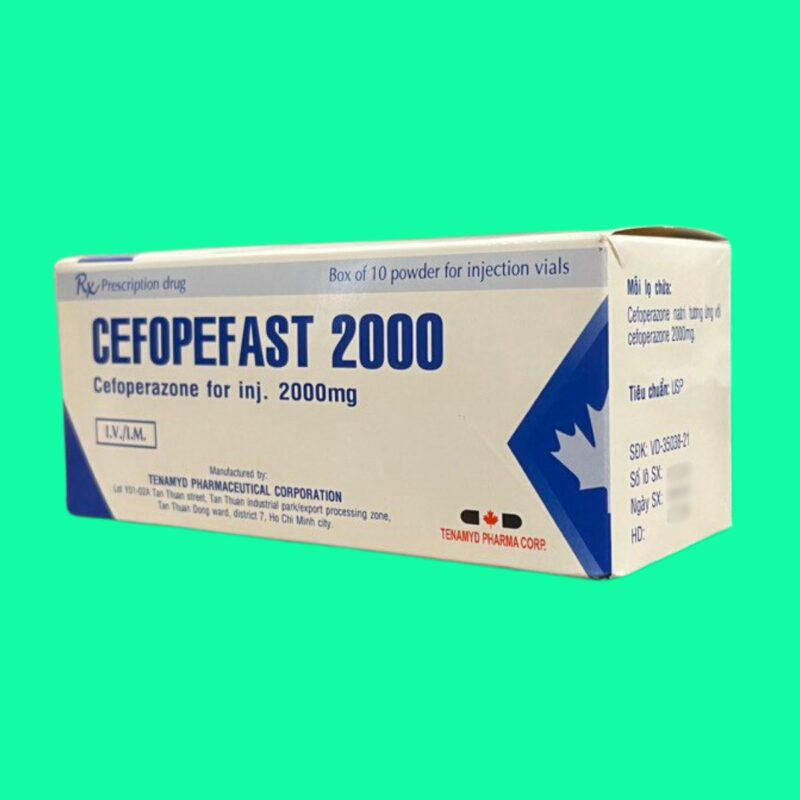 Thuốc Cefopefast 2000 - Kháng sinh giúp điều trị bệnh nhiễm khuẩn ...