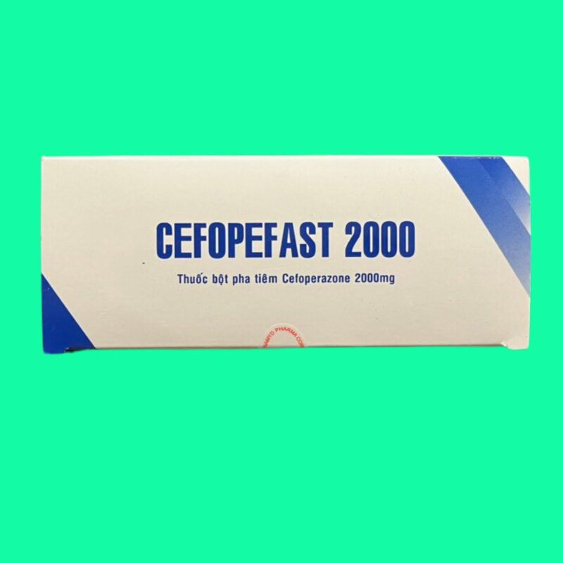 Thuốc Cefopefast 2000 - Kháng sinh giúp điều trị bệnh nhiễm khuẩn ...