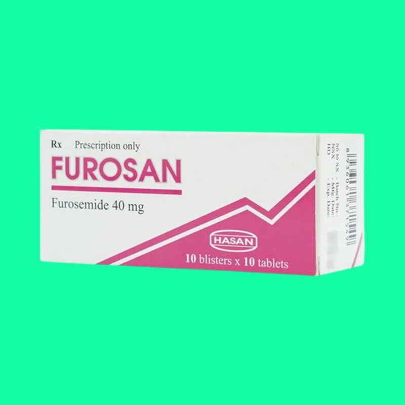 Thuốc Furosan 40mg Hasan - Điều trị phù, tăng huyết áp và thiểu niệu ...