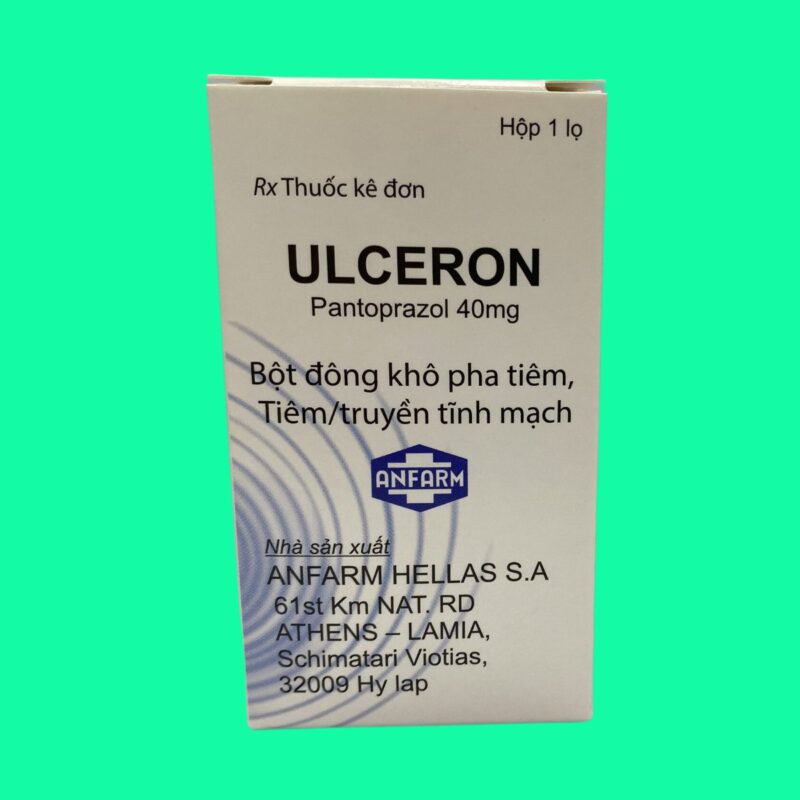 Thuốc Ulceron 40mg Anfarm - Điều trị trào ngược, viêm loét dạ dày, tá ...