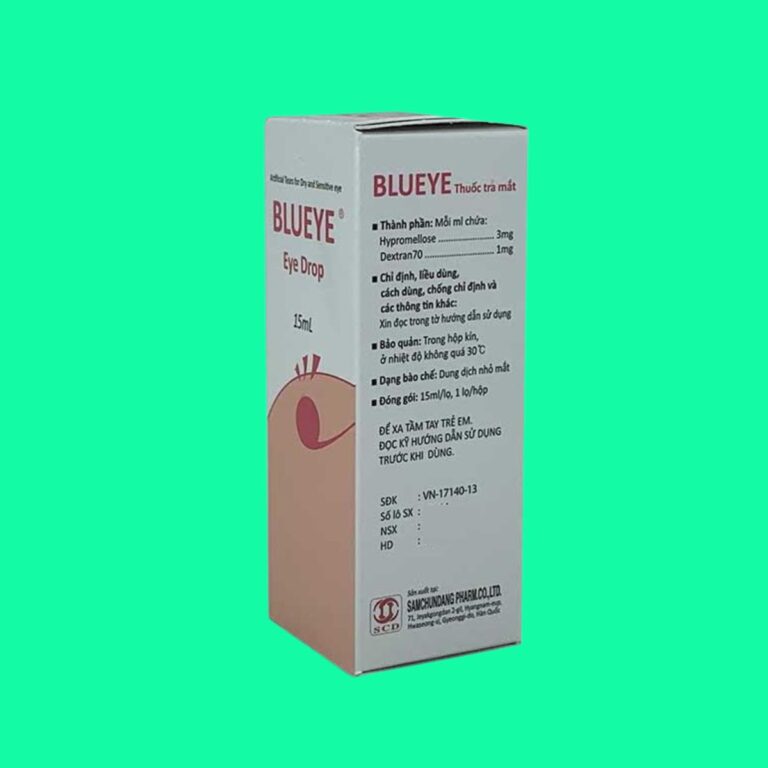 Thuốc nhỏ mắt Blueye điều trị chứng khô mắt - Dược sĩ Lưu Văn Hoàng