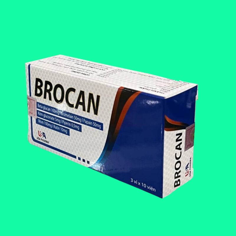Thuốc Brocan - Giảm sưng tấy, phù nề mô mềm
