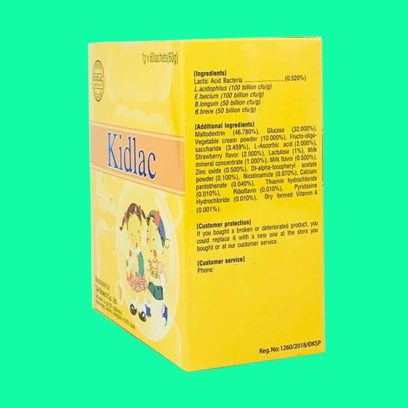Thuốc Kidlac giúp đường ruột khỏe mạnh, hỗ trợ hệ tiêu hóa - Dược sĩ ...