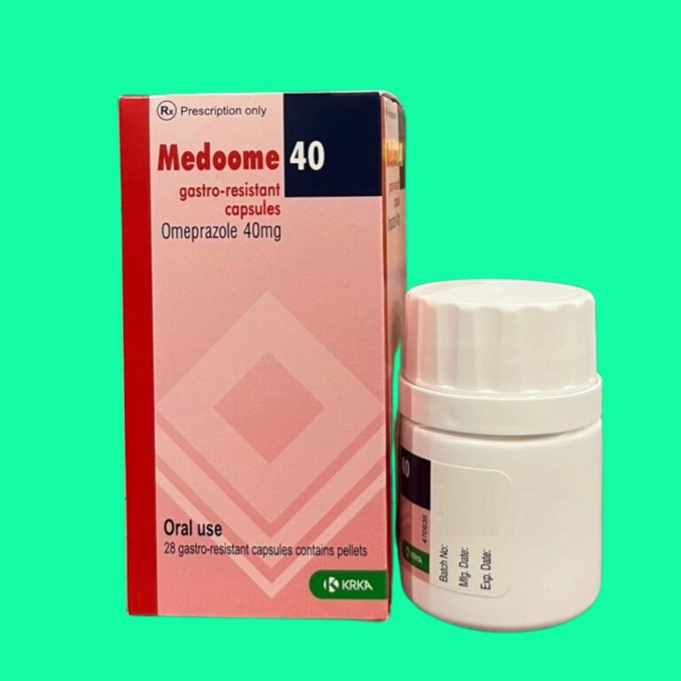 Thuốc Medoome 40mg Gastro-resistant capsules điều trị viêm loét dạ dày ...
