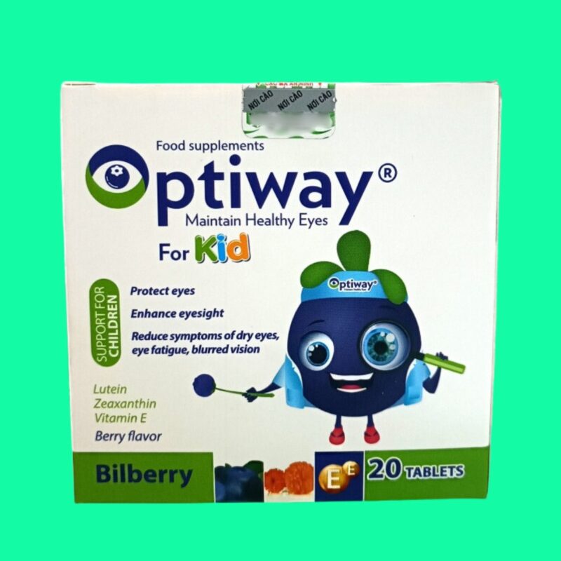 Thuốc Optiway For Kid - Hỗ trợ bảo vệ và tăng cường thị lực