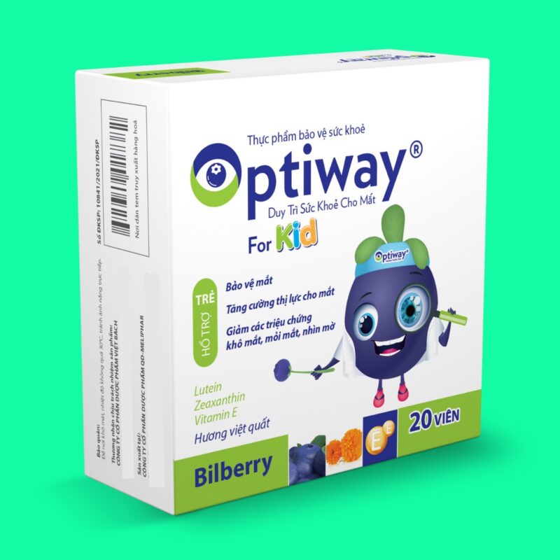 Thuốc Optiway For Kid - Hỗ trợ bảo vệ và tăng cường thị lực