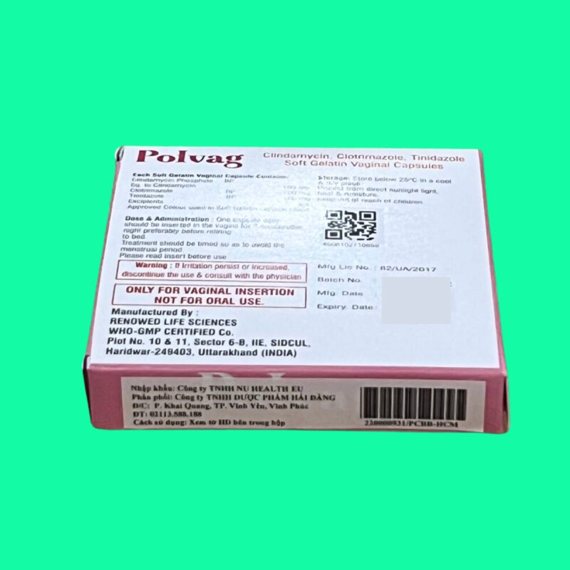 Viên đặt Polvag - Điều trị viêm âm đạo - Dược sĩ Lưu Văn Hoàng
