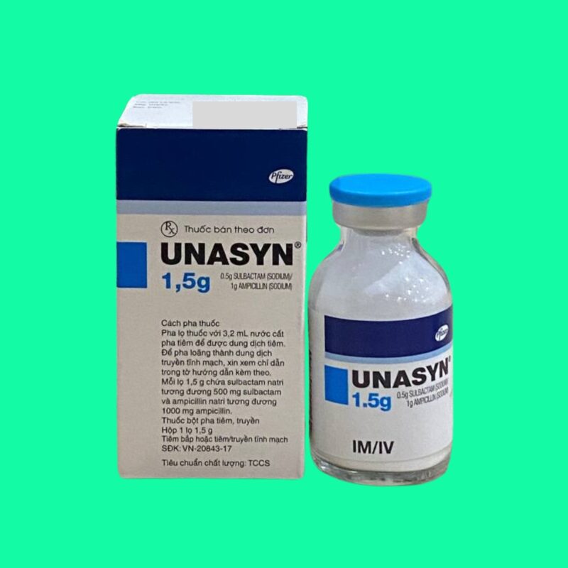 Thuốc Unasyn 1,5g - Điều trị nhiễm khuẩn đường hô hấp - Dược sĩ Lưu Văn ...