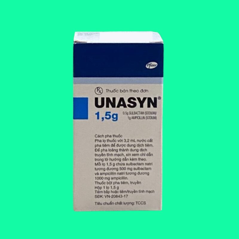 Thuốc Unasyn 1,5g - Điều trị nhiễm khuẩn đường hô hấp - Dược sĩ Lưu Văn ...