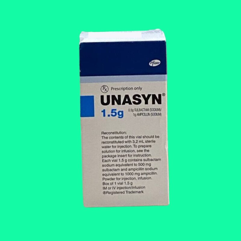 Thuốc Unasyn 1,5g - Điều trị nhiễm khuẩn đường hô hấp - Dược sĩ Lưu Văn ...