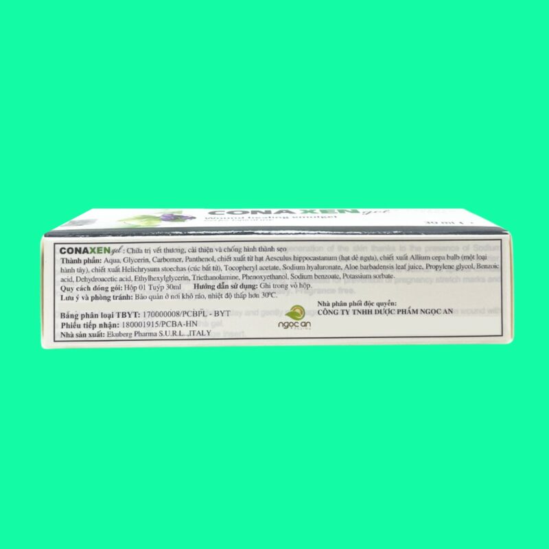 Thuốc Conaxen Gel hỗ trợ trị sẹo và chữa lành các vết thương