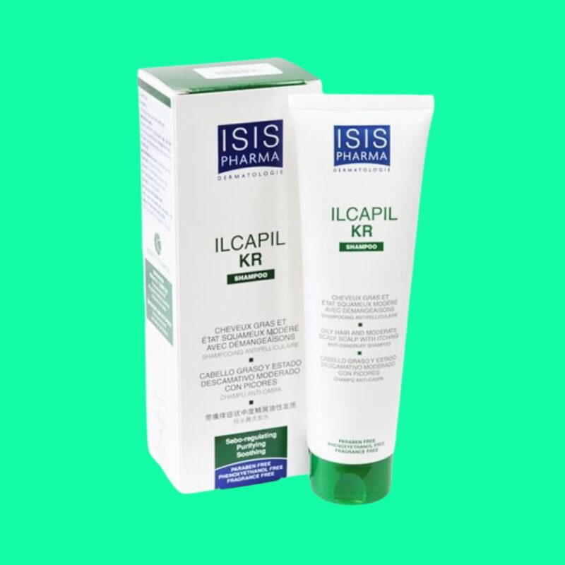 Dầu gội Ilcapil Kr Shampoo Isis Pharma 150ml kiểm soát dầu, giảm gàu