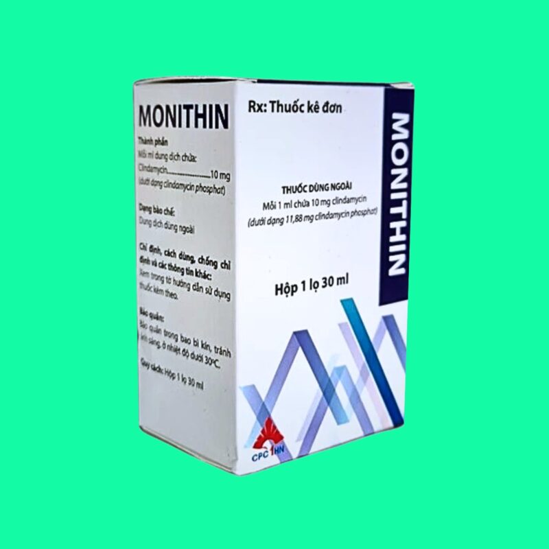 Thuốc Monithin 30ml điều trị mụn dùng ngoài - Dược sĩ Lưu Văn Hoàng