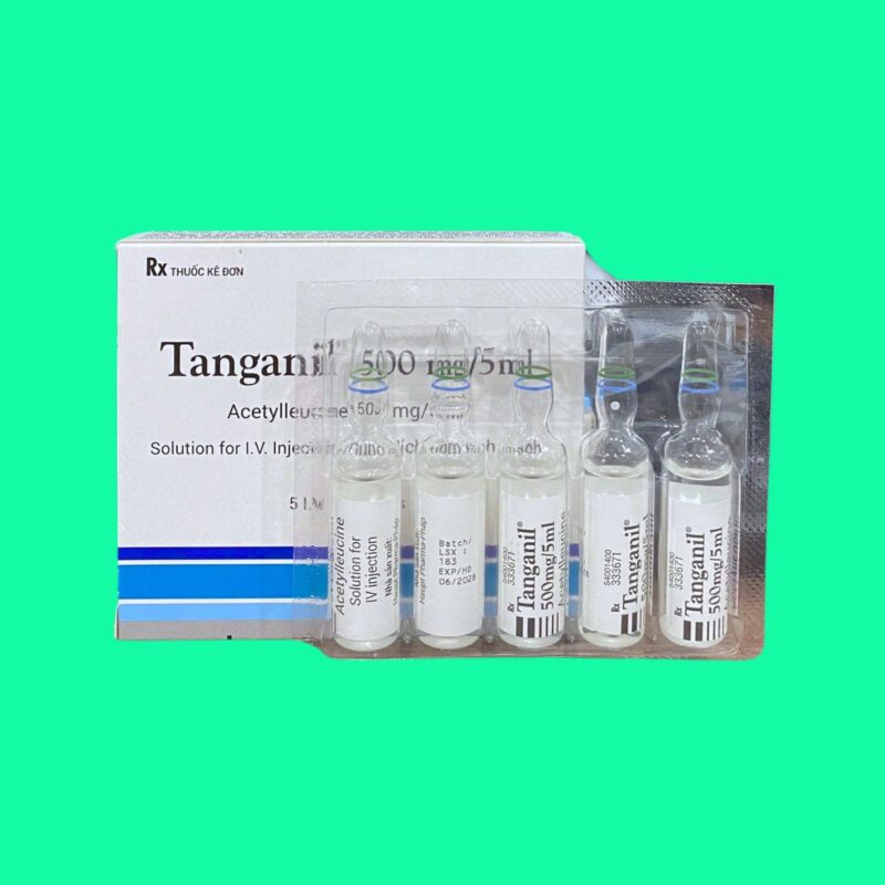 Thuốc Tanganil 500mg/5ml tiêm tĩnh mạch giá bao nhiêu?