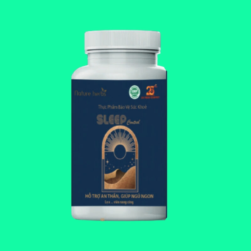 Thuốc Sleep Control an thần, tạo giấc ngủ sâu tự nhiên, sảng khoái