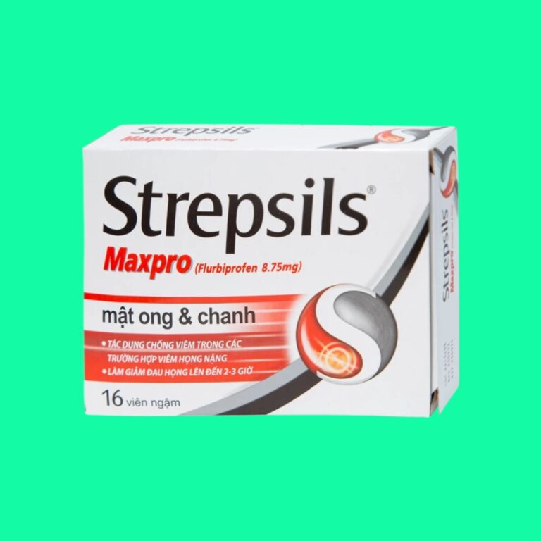 Thuốc Strepsils Maxpro 8,75mg - Giảm đau họng mức độ nặng, chống viêm