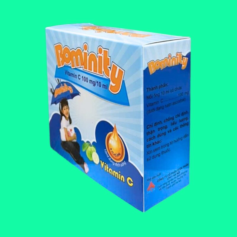 Thuốc Bominity 100mg/10ml điều trị bệnh scorbut, thiếu vitamin C