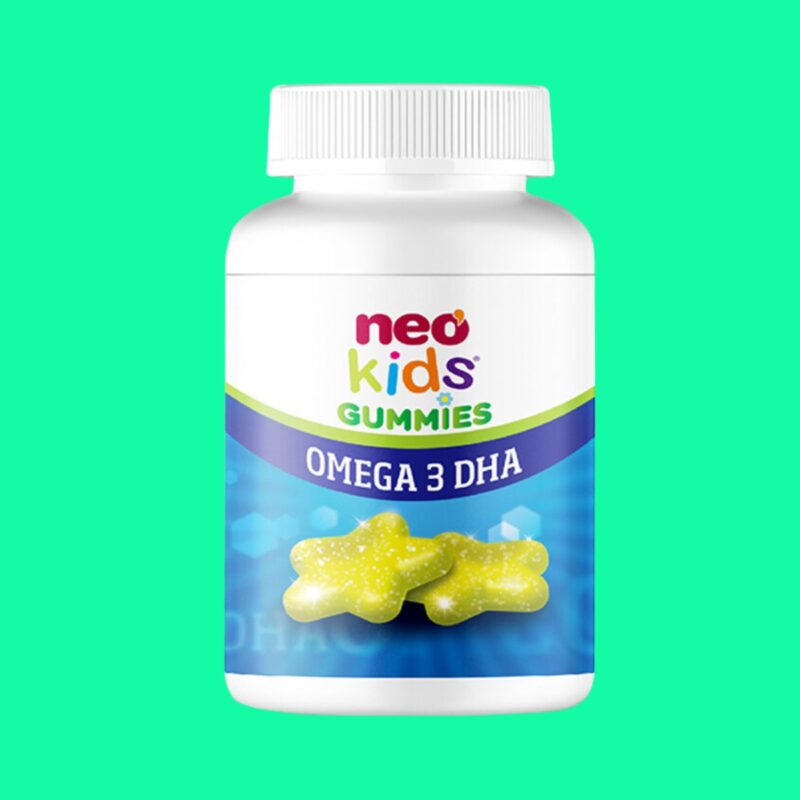 Kẹo dẻo Neo Kids Gummies Omega 3 DHA tăng cường thị lực, não bộ của trẻ