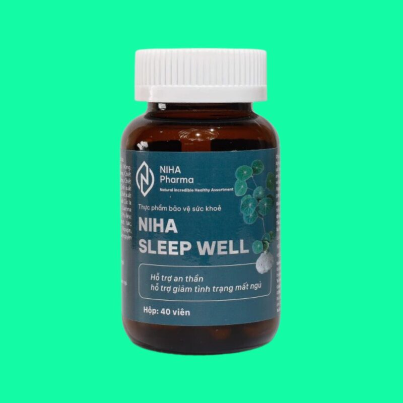 Thuốc Niha Sleep Well điều trị mất ngủ, khó ngủ, suy nhược thần kinh