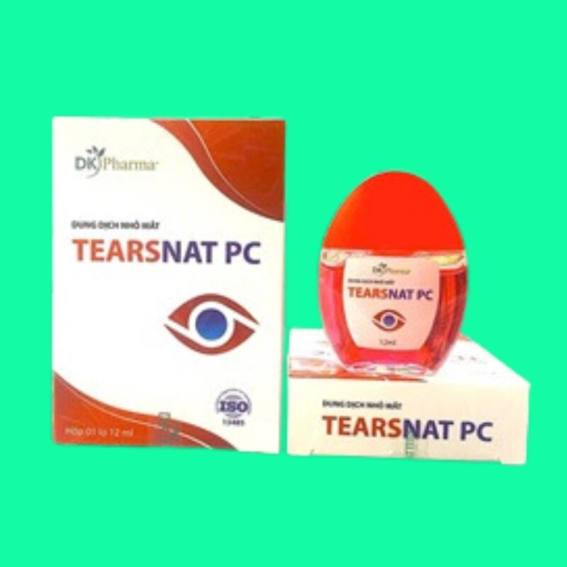 Dung dịch nhỏ mắt Tearsnat PC giúp làm sạch, dưỡng ẩm và bảo vệ mắt