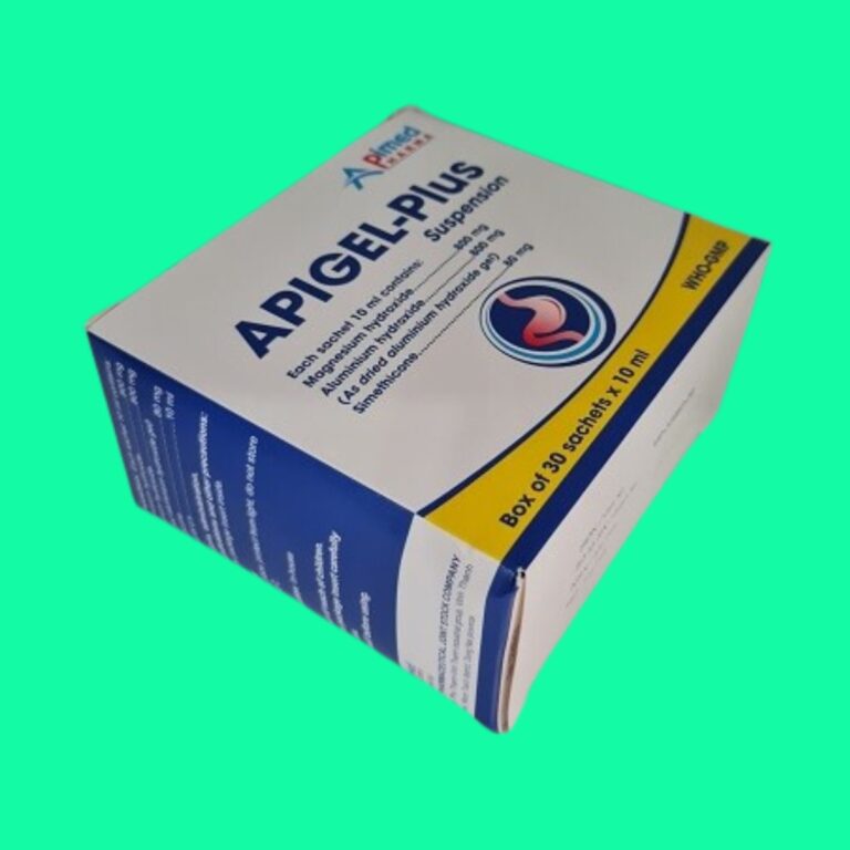 Thuốc Apigel-Plus Suspension 10ml điều trị triệu chứng tăng acid dạ dày