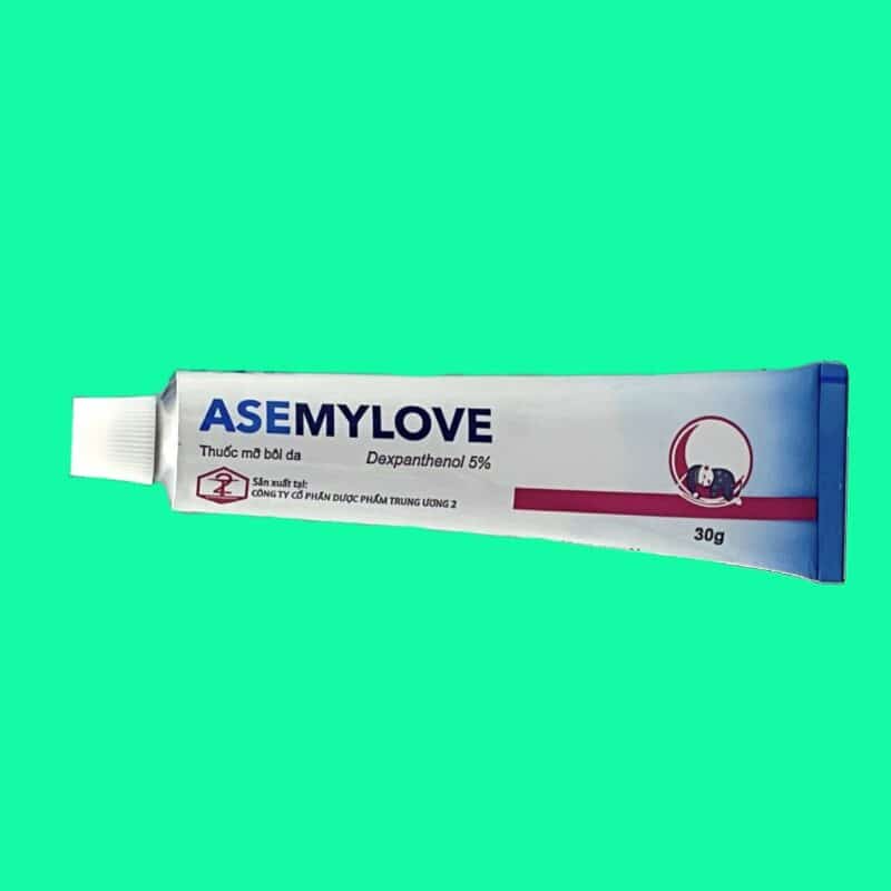 Thuốc Asemylove 5% (Dexpanthenol 5%) phòng và điều trị da khô rát, nứt nẻ