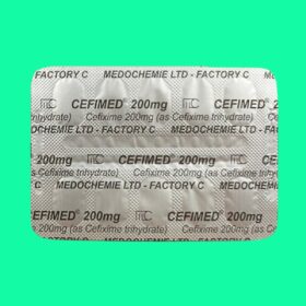 Thuốc Cefimed 200mg (Cefixim 200mg) trị nhiễm khuẩn hô hấp, tiết niệu