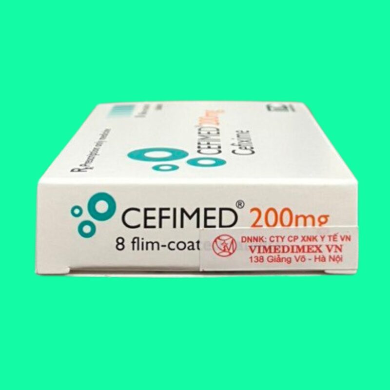 Thuốc Cefimed 200mg (Cefixim 200mg) trị nhiễm khuẩn hô hấp, tiết niệu