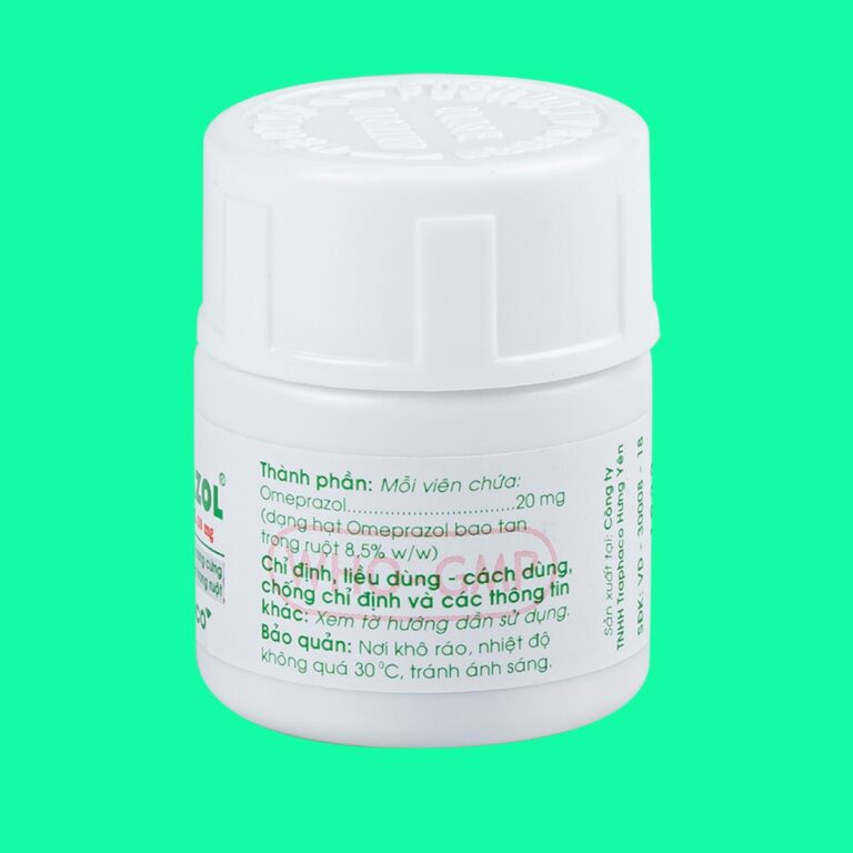 Thuốc Dafrazol 20mg (Omeprazol 20mg) điều trị loét dạ dày, tá tràng