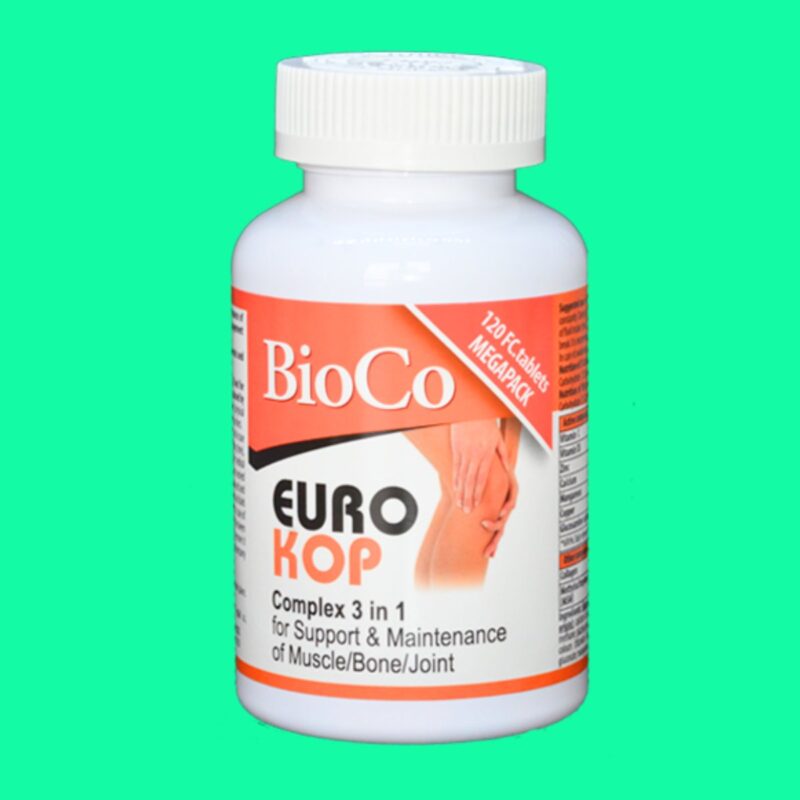 Thuốc BioCo Eurokop 3 in 1 Complex hỗ trợ sức khỏe của cơ, xương, khớp