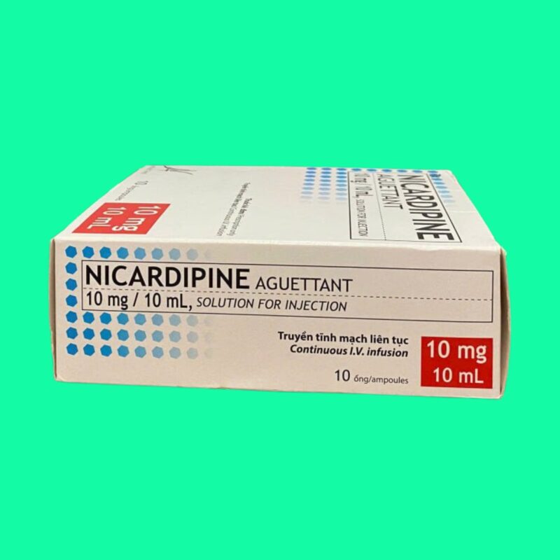 Thuốc Nicardipine Aguettant 10mg/10ml điều trị tăng huyết áp ác tính